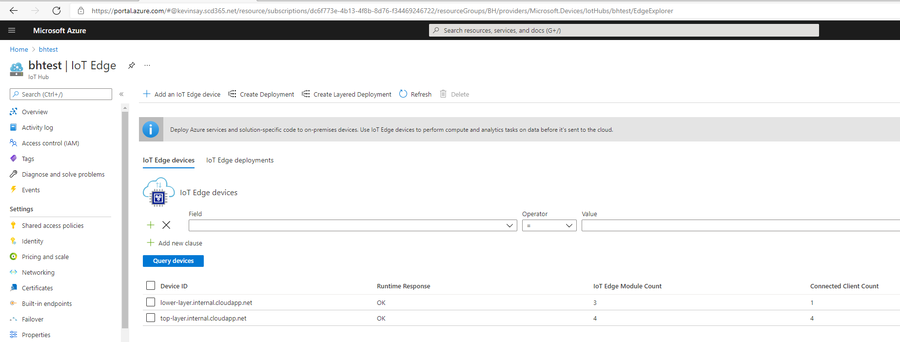 Nested Edge deployment fails: "Error creating a device-to-cloud connection" · Issue #5222 ...