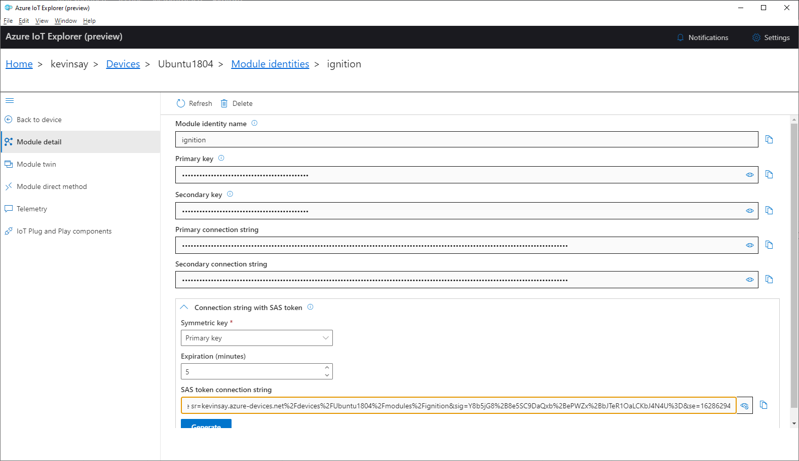 Using Workload API, unable to create SAS token on IoT Edge 1.1, works on 1.2 · Issue #5350 ...