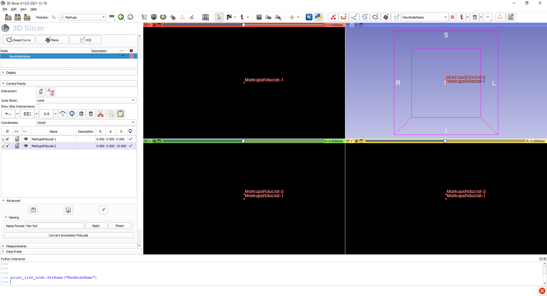 Rename markup node update issue · Issue #6089 · Slicer/Slicer · GitHub