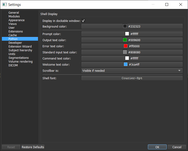 Improve colors in "Dark mode" · Issue #4803 · Slicer/Slicer · GitHub