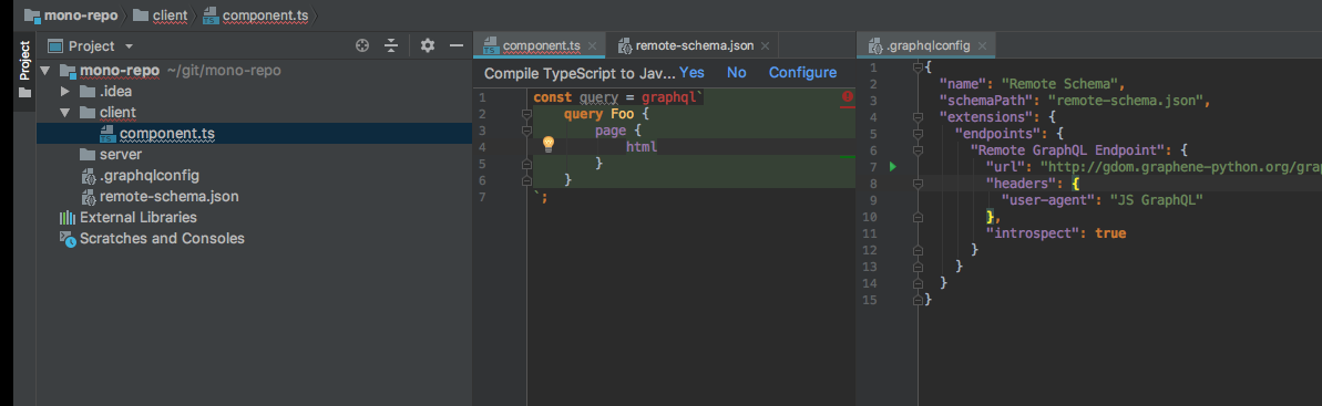 [V2] Schema types not available for completion and error highlighting · Issue #242 · JetBrains ...