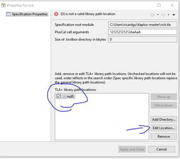 Library Path Preference shows "null/" path when dialog is canceled · Issue #202 · tlaplus ...