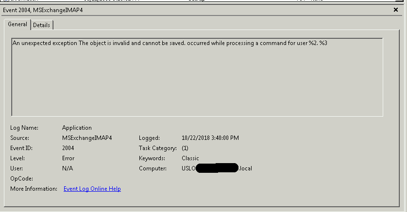 Exchange 2007 folders ending with a space cause a crash due to an Exchange bug · Issue #154 ...