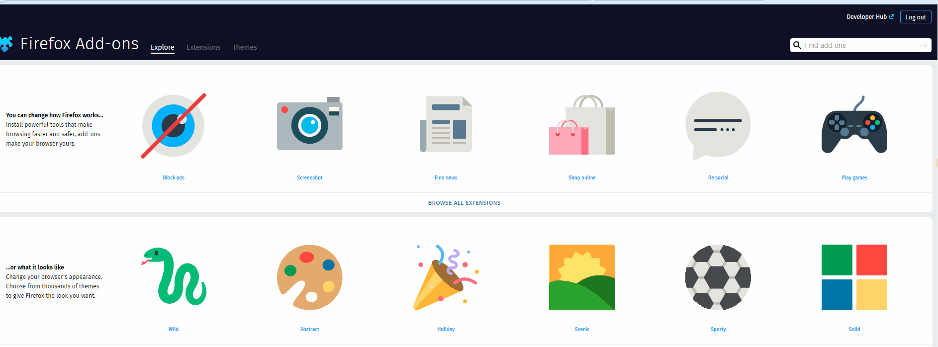 Revised AMO header · Issue #10627 · mozilla/addons · GitHub