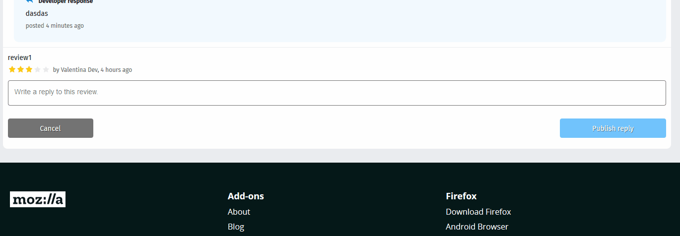 Submitting a blank developer reply breaks the form · Issue #10908 · mozilla/addons · GitHub