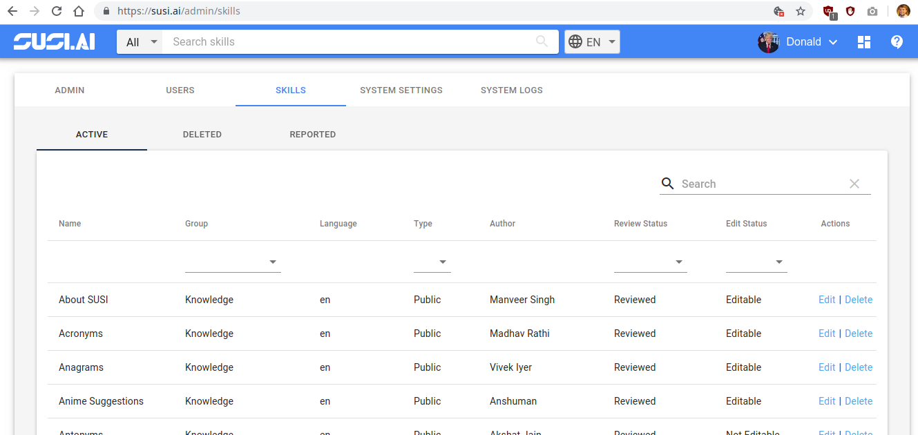 Admin: Add Bots Tab · Issue #2551 · fossasia/susi.ai · GitHub