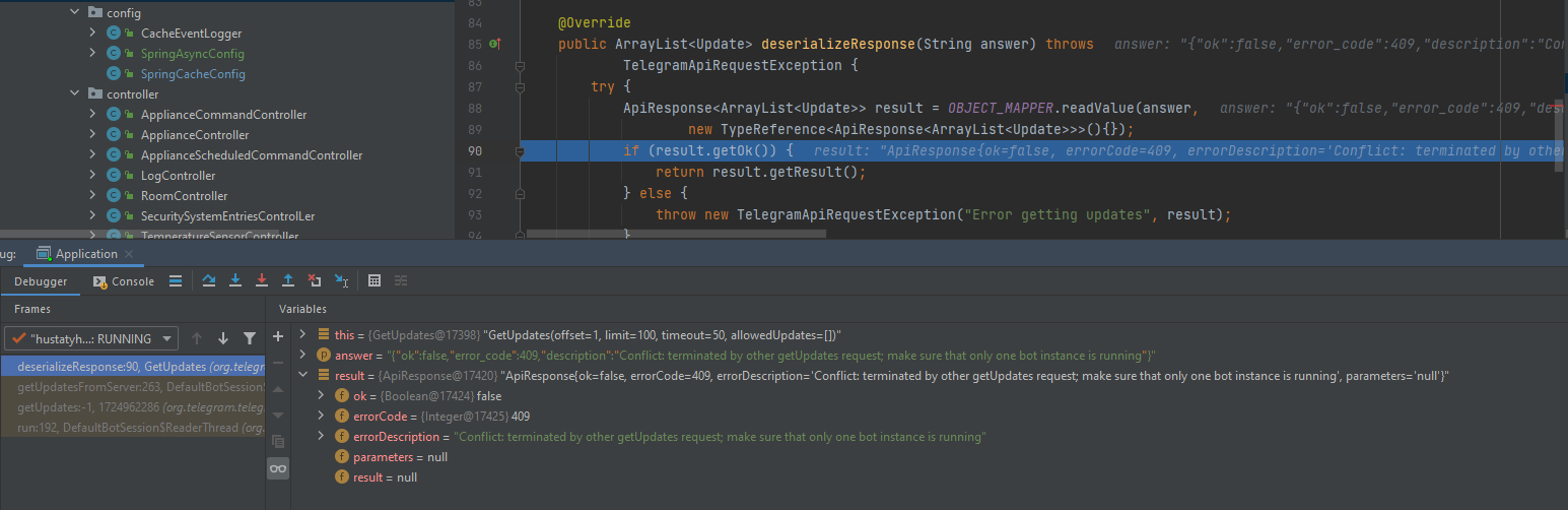 This could be handled in a bit more efficient way (at least telling the root cause for such ...