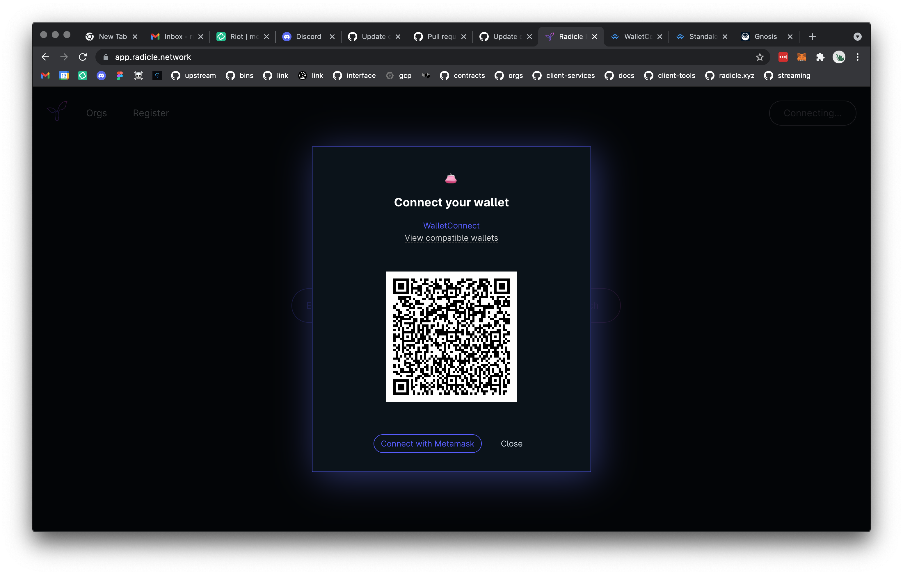 Update copy for wallet connection screen · Issue #2110 · radicle-dev/radicle-upstream · GitHub