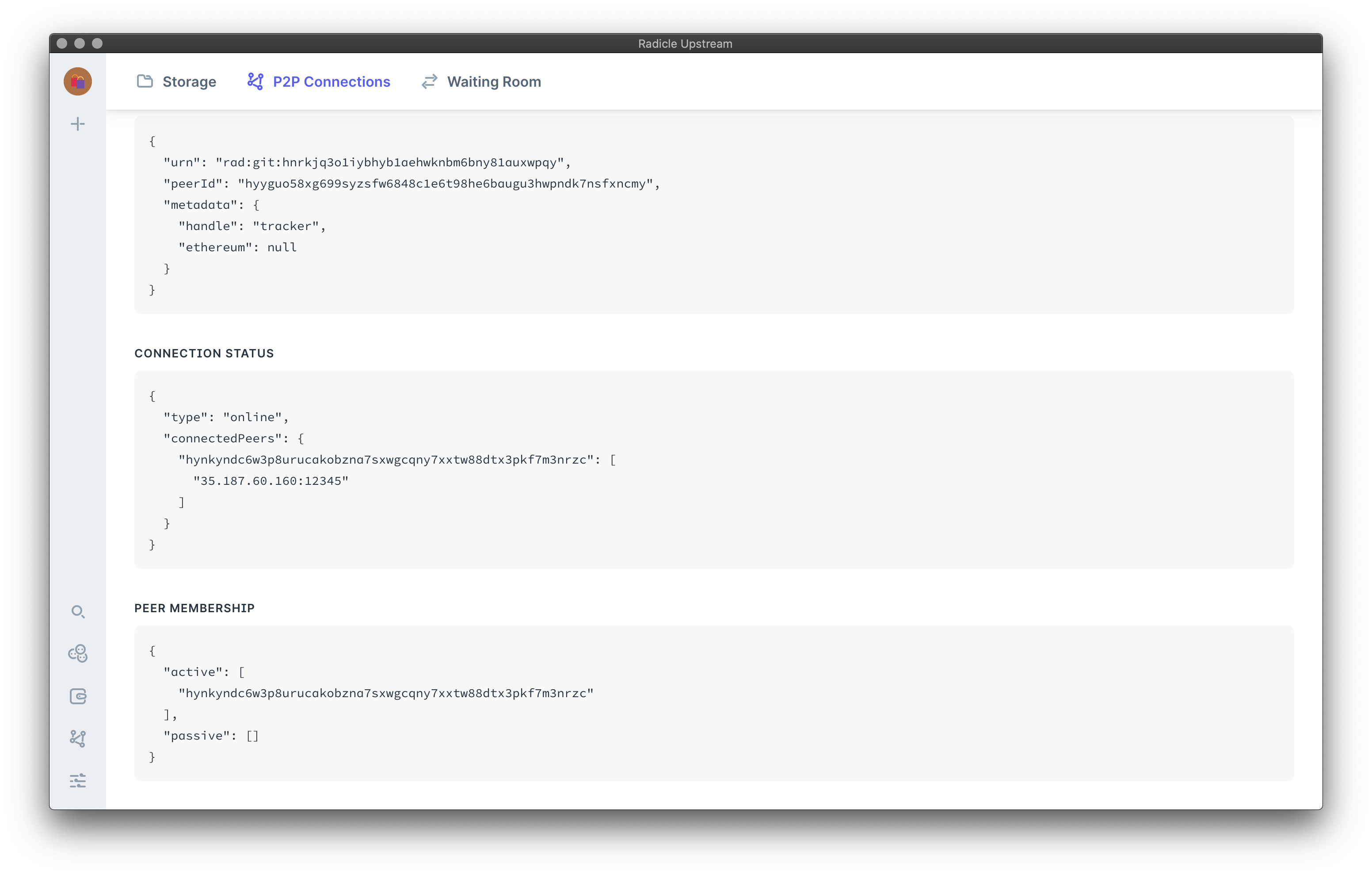 feat: add peer membership to diagnostics screen by rudolfs · Pull Request #2573 · radicle-dev ...