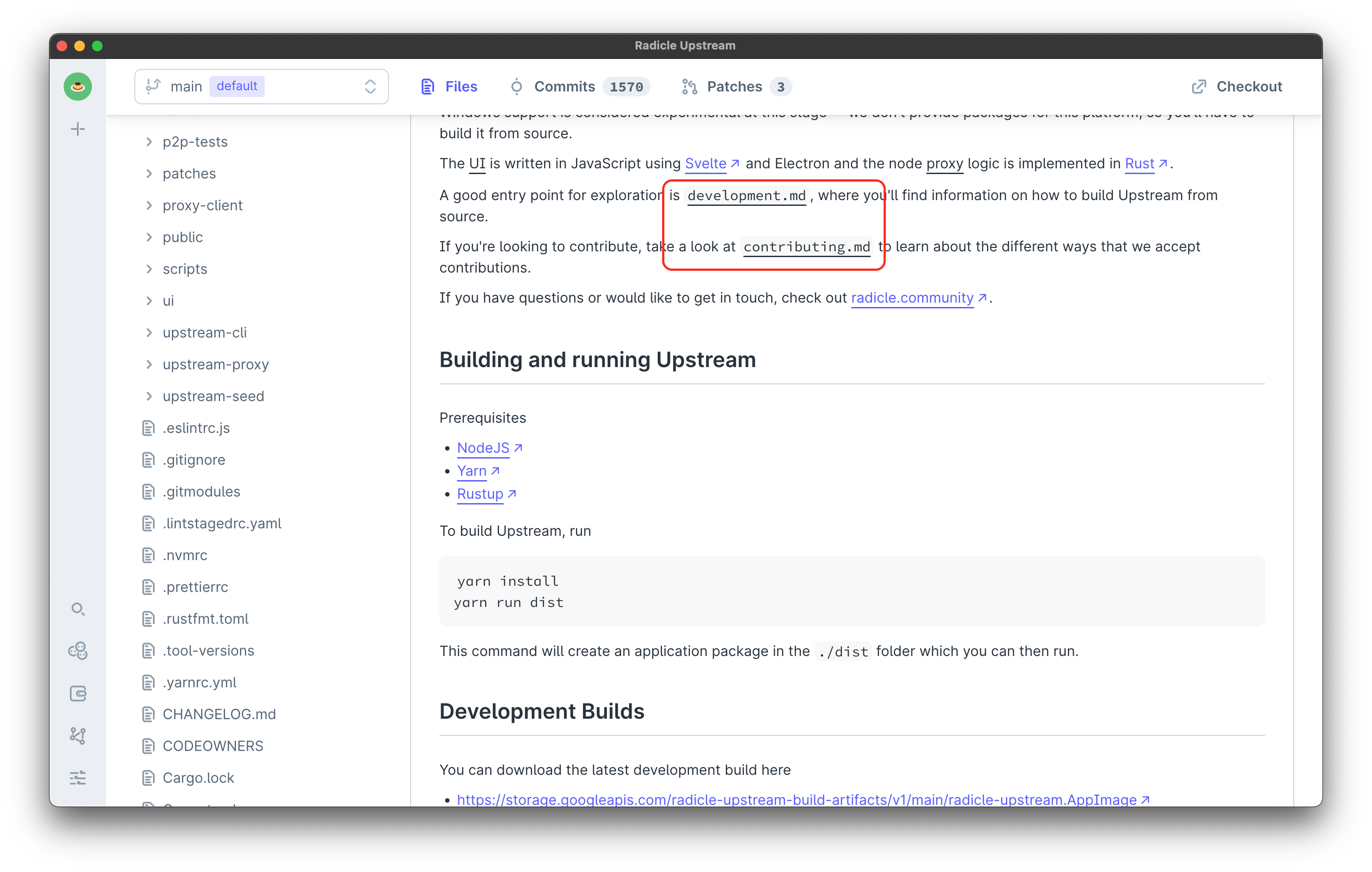 Make relative links in rendered markdown work · Issue #2466 · radicle-dev/radicle-upstream · GitHub