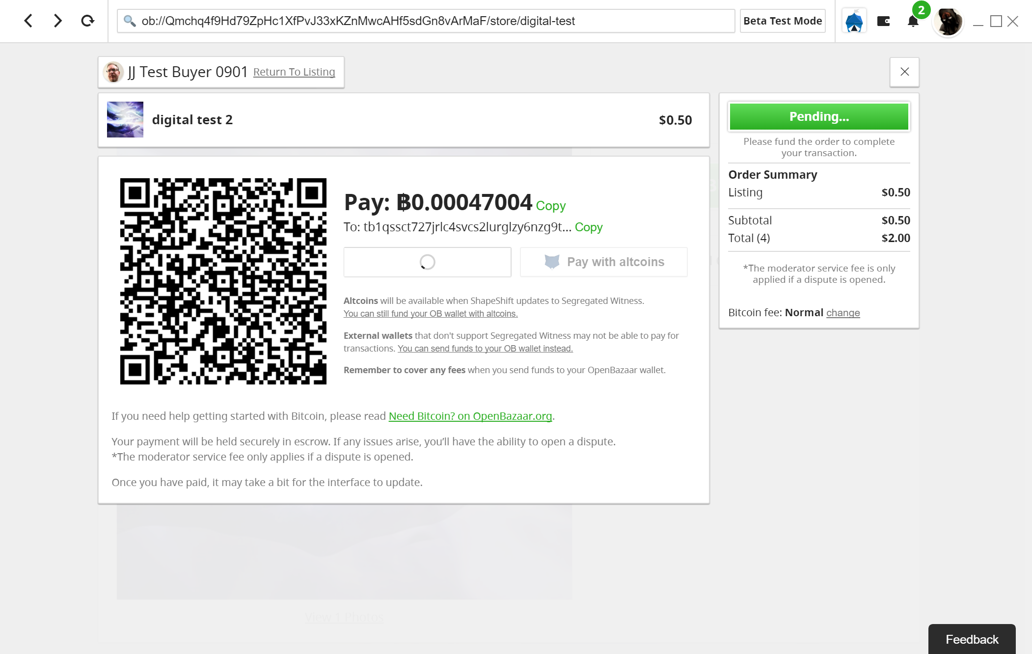 Uncaught Wallet Error · Issue #960 · OpenBazaar/openbazaar-desktop · GitHub