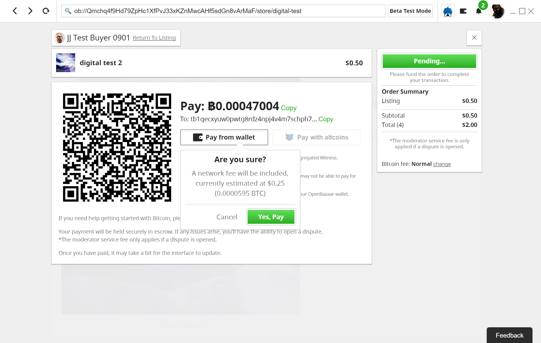 Uncaught Wallet Error · Issue #960 · OpenBazaar/openbazaar-desktop · GitHub