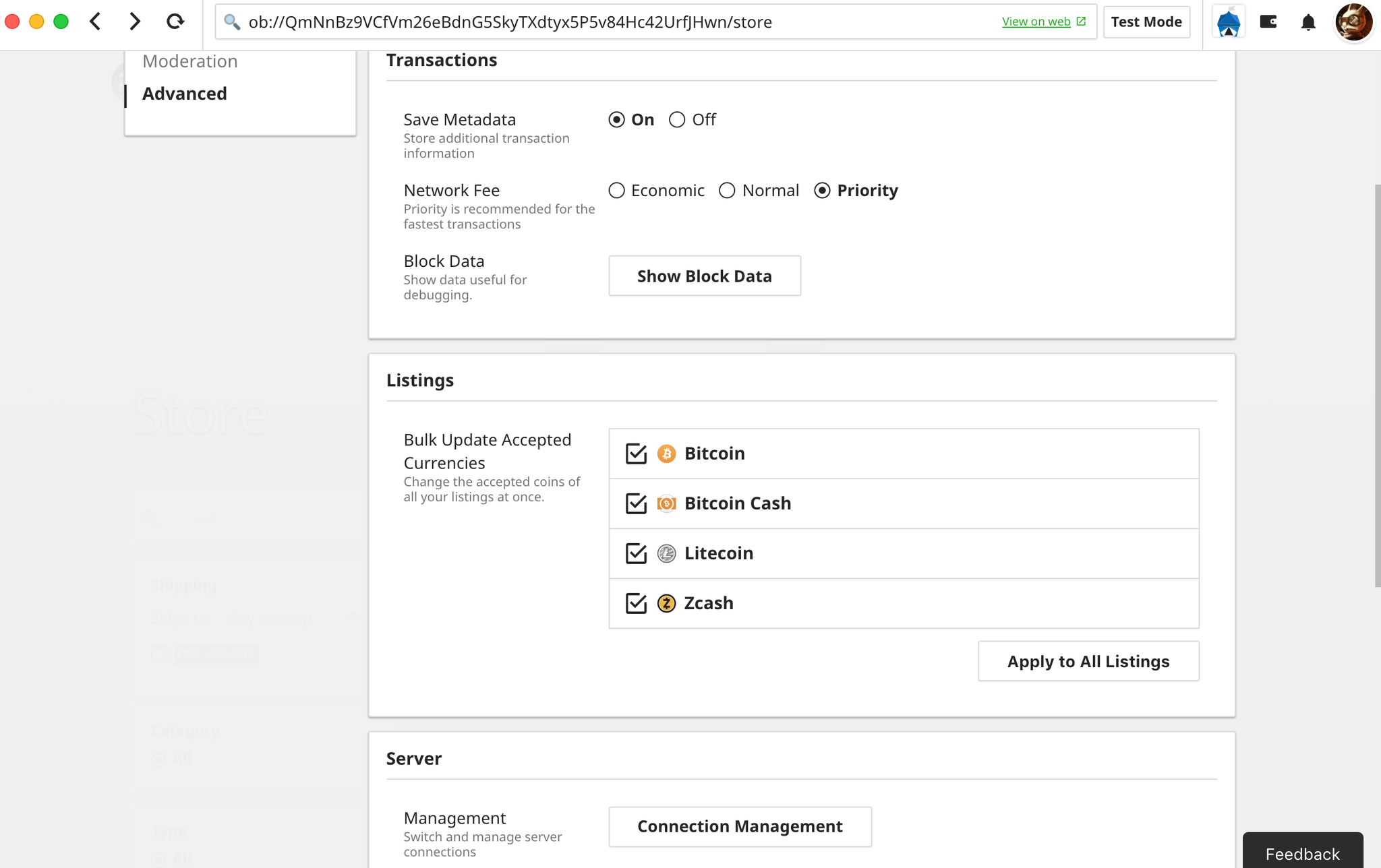 Add Bulk Coin Accepted Control · Issue #1683 · OpenBazaar/openbazaar-desktop · GitHub