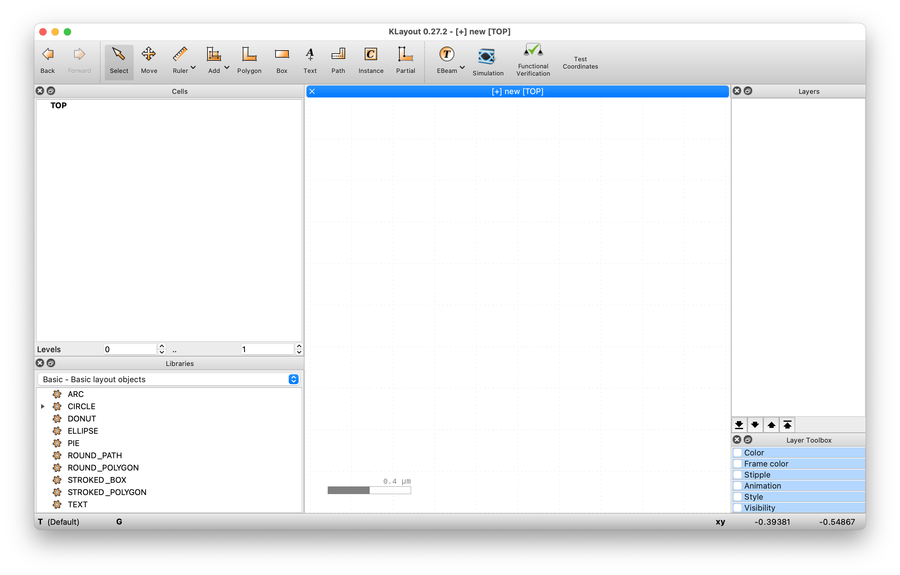 New Layout doesn't have a layer table · Issue #859 · KLayout/klayout ...
