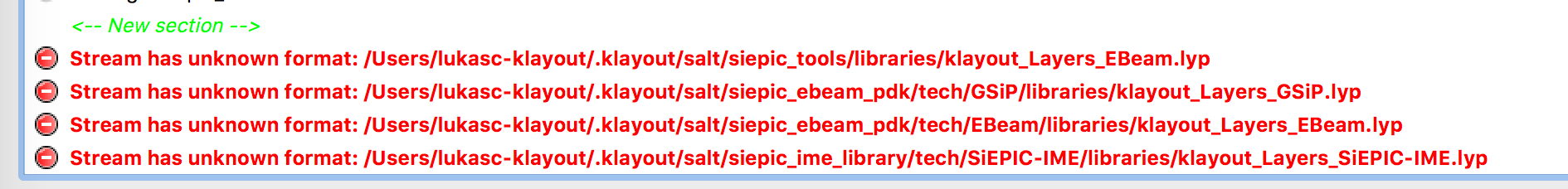 Stream has unknown format · Issue #73 · SiEPIC/SiEPIC-Tools · GitHub