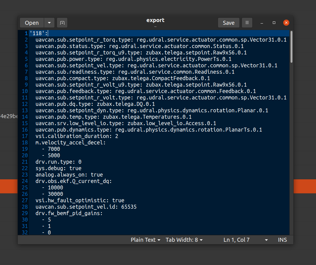 Export column should exclude the node-ID key · Issue #49 · OpenCyphal/yukon · GitHub