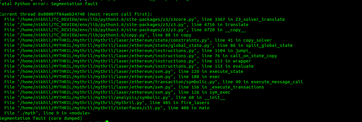 Segfault when translating solver z3py · Issue #2023 · Z3Prover/z3 · GitHub
