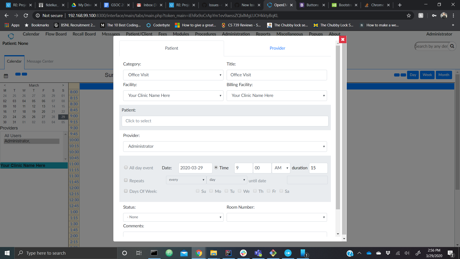 Align modal close div · Issue #3269 · openemr/openemr · GitHub