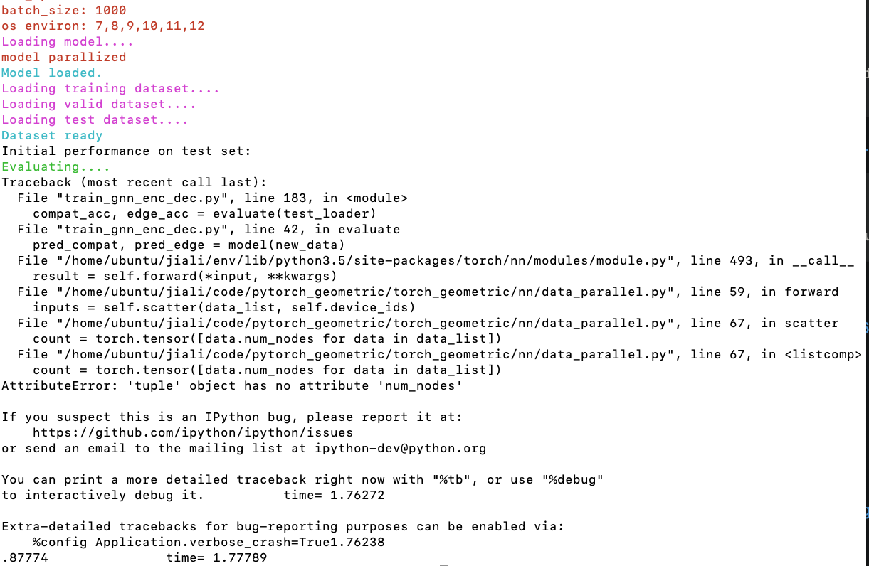 Error during parallelization · Issue #438 · pyg-team/pytorch_geometric · GitHub