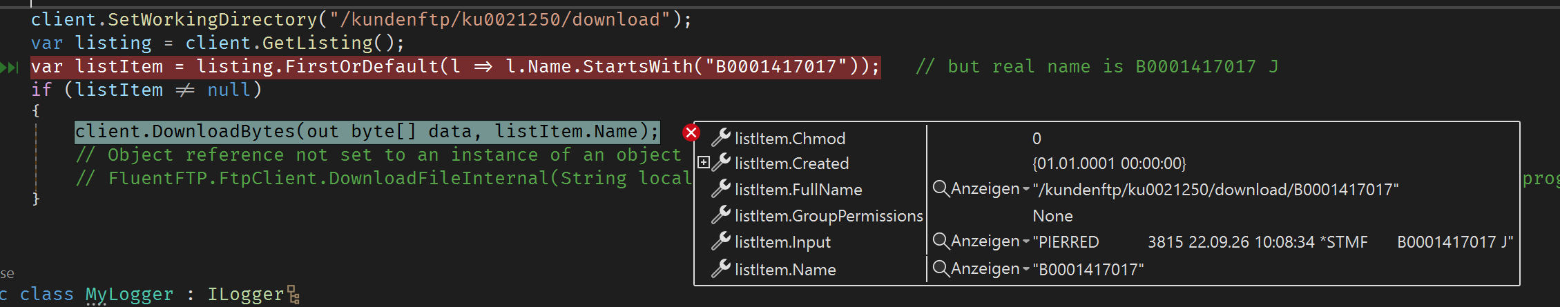 FtpCommandException: Code: 550 Message: Unable to find file · Issue #994 · robinrodricks ...