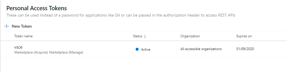 create-publisher error TF400813 · Issue #386 · microsoft/vscode-vsce · GitHub