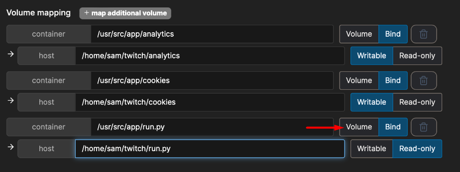 Can't deploy docker container · Issue #195 · rdavydov/Twitch-Channel-Points-Miner-v2 · GitHub