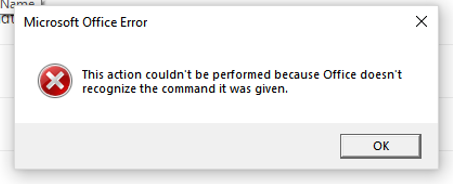 Error while editing office documents which has special characters ...