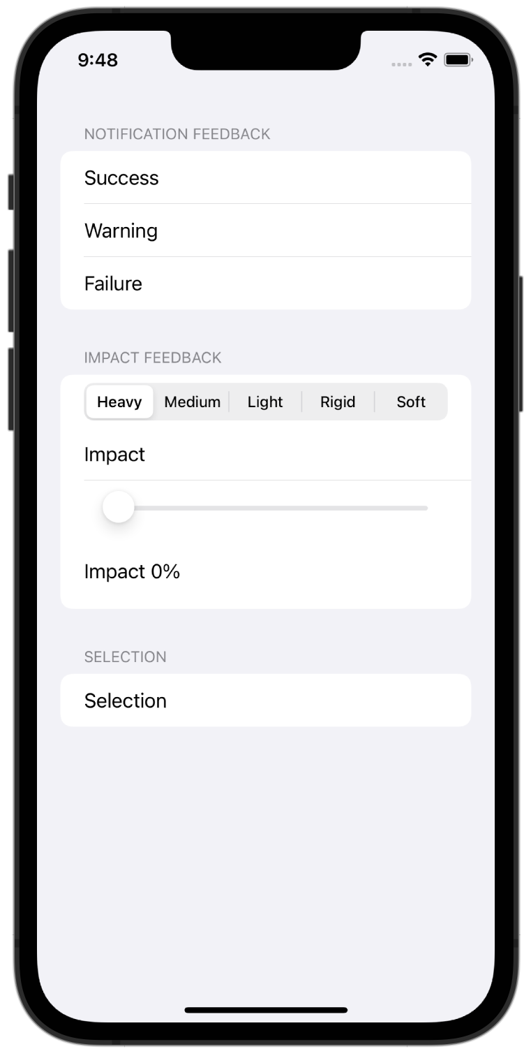 GitHub - elppaaa/Haptic-Feedback: iOS Haptic feedback 실습