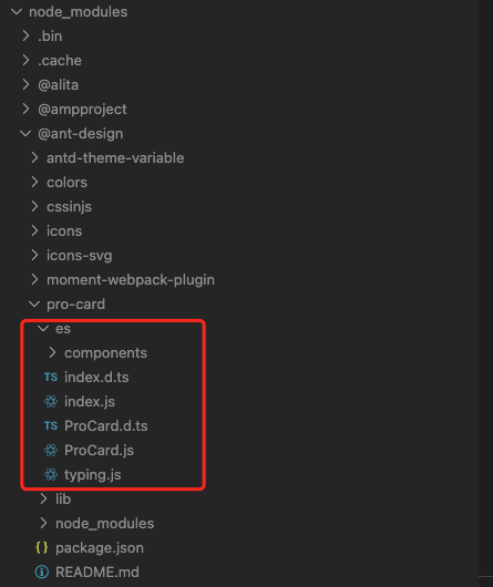 🐛[bug] Npm包体中pro Card丢失es目录下的typing D Ts文件 · Issue 7017 · Ant Design Pro Components · Github