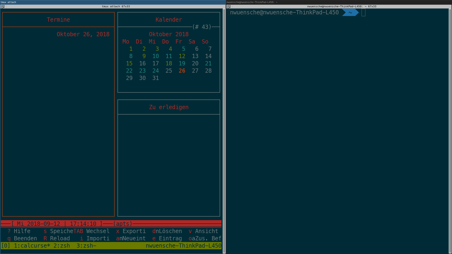 Calcurse doesn't redraw while adding a task · Issue #145 · lfos ...