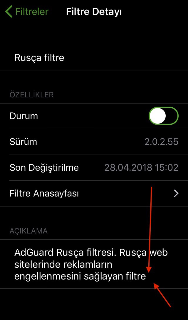 Add full stop at the end of the Russian filter description in Turkish ...