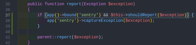 Missing server, project and keys · Issue #127 · getsentry/sentry-laravel · GitHub