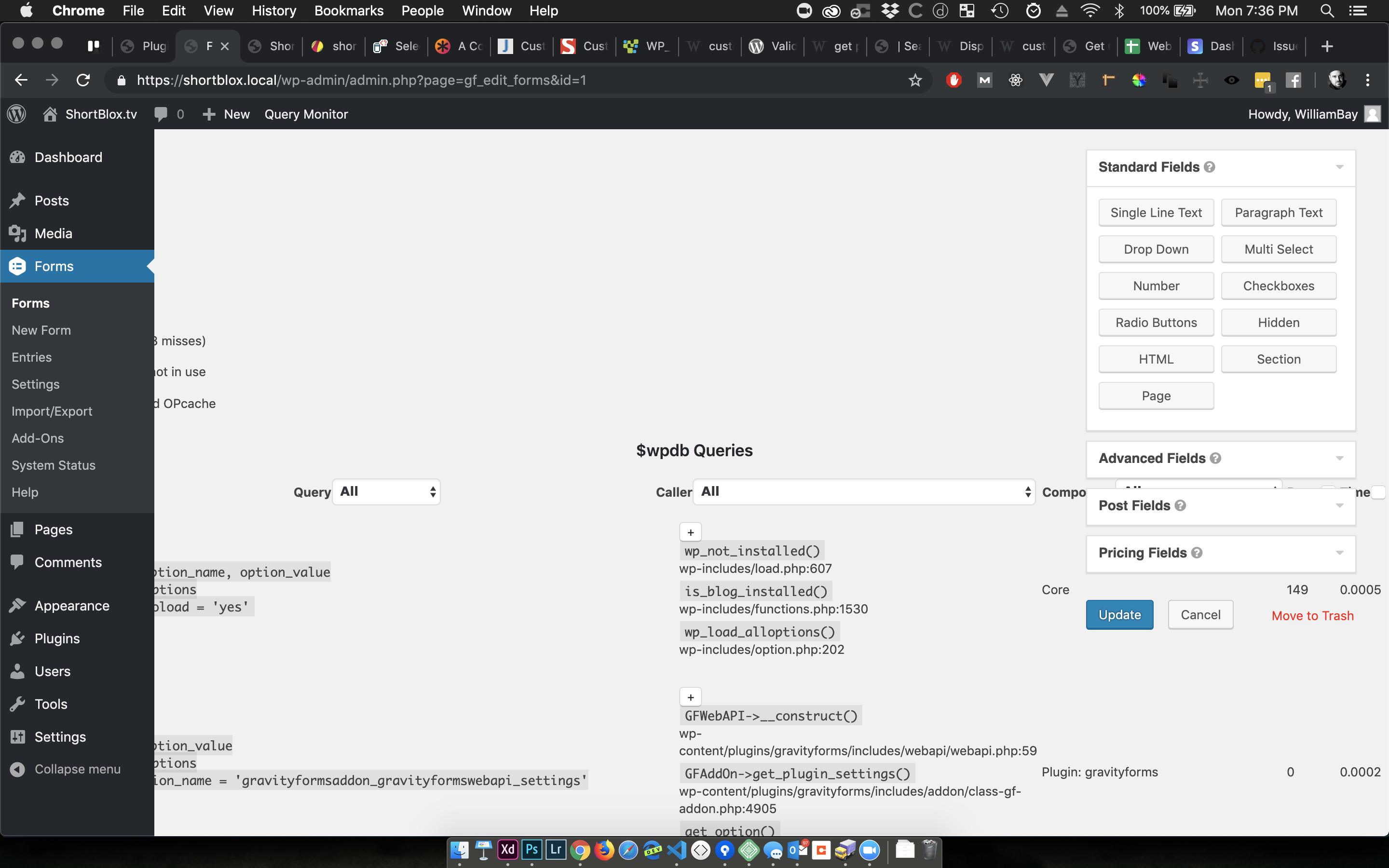 A Javascript Problem Is Preventing Query Monitor From Working Properly · Issue 325