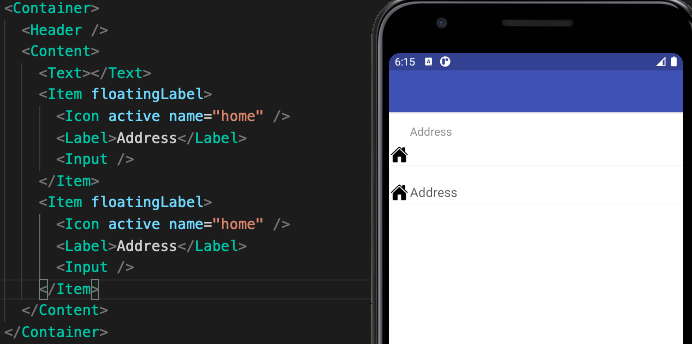 Item with floating label error · Issue #2976 · GeekyAnts/NativeBase · GitHub