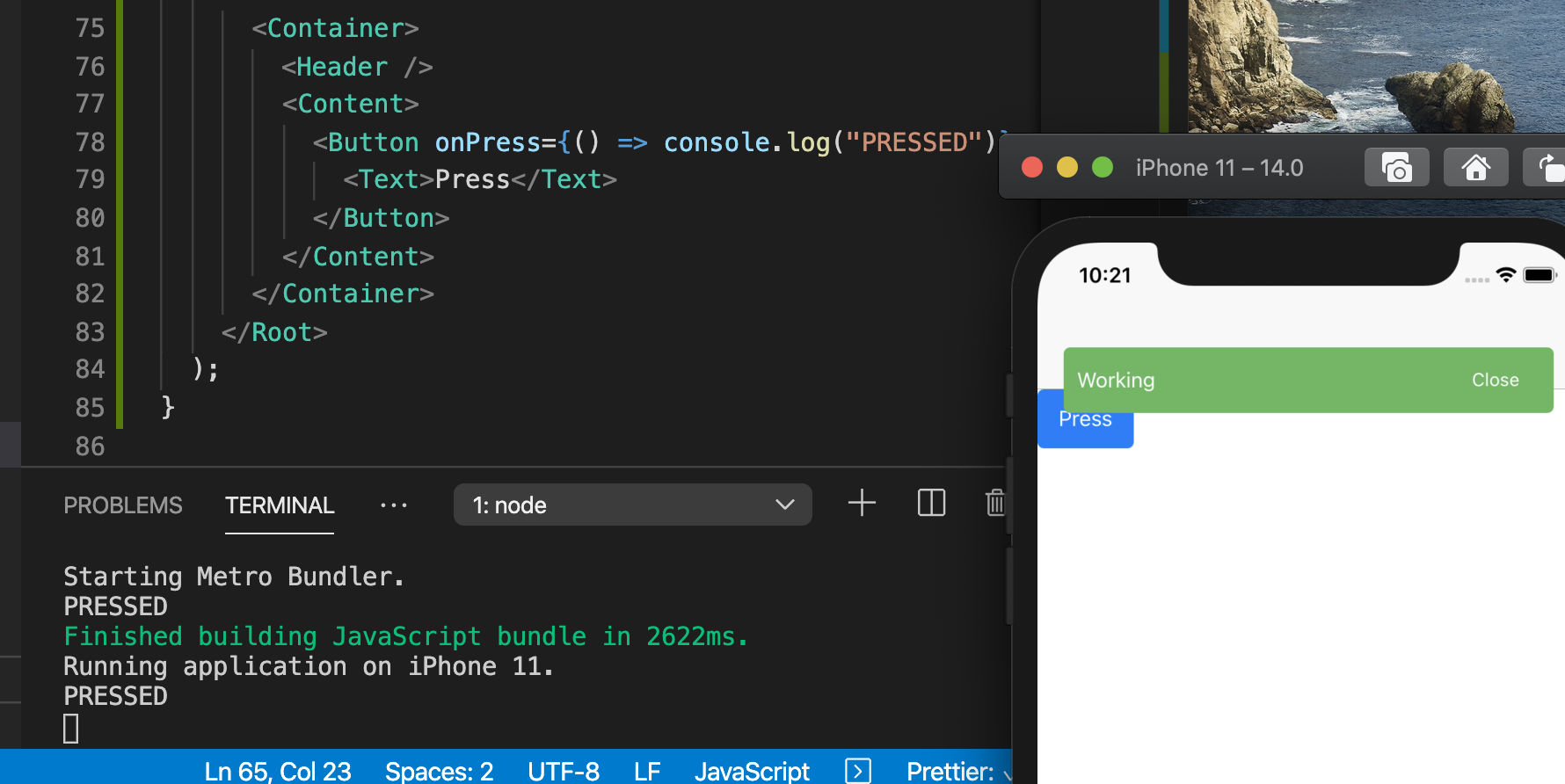 Toast prevent from pressing button event if it's hidden · Issue #3271 · GeekyAnts/NativeBase ...