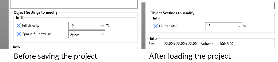 Sparse fill pattern modifier for parts are not retained over save files · Issue #3263 ...