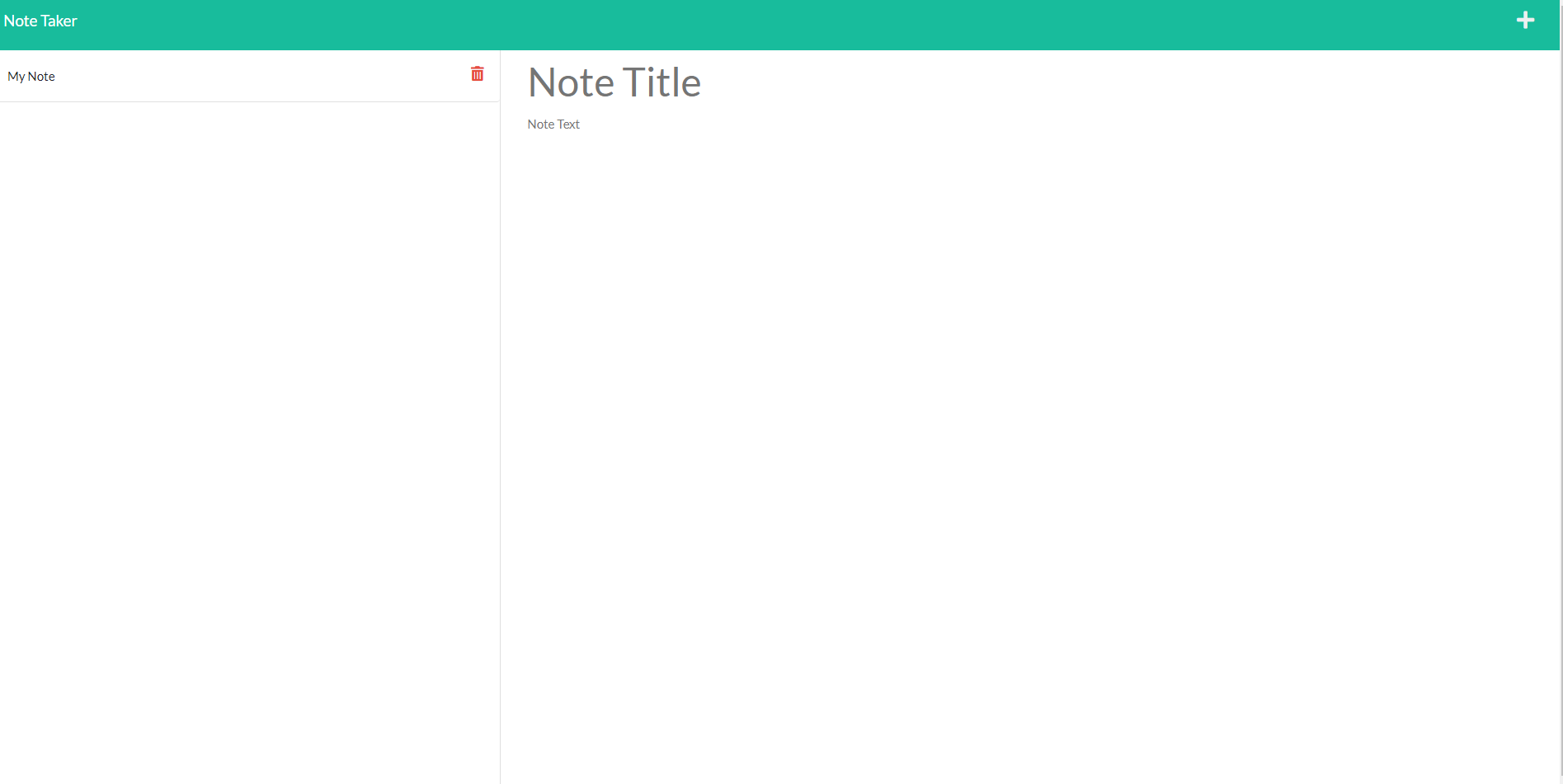 GitHub - coleleg/note-taker