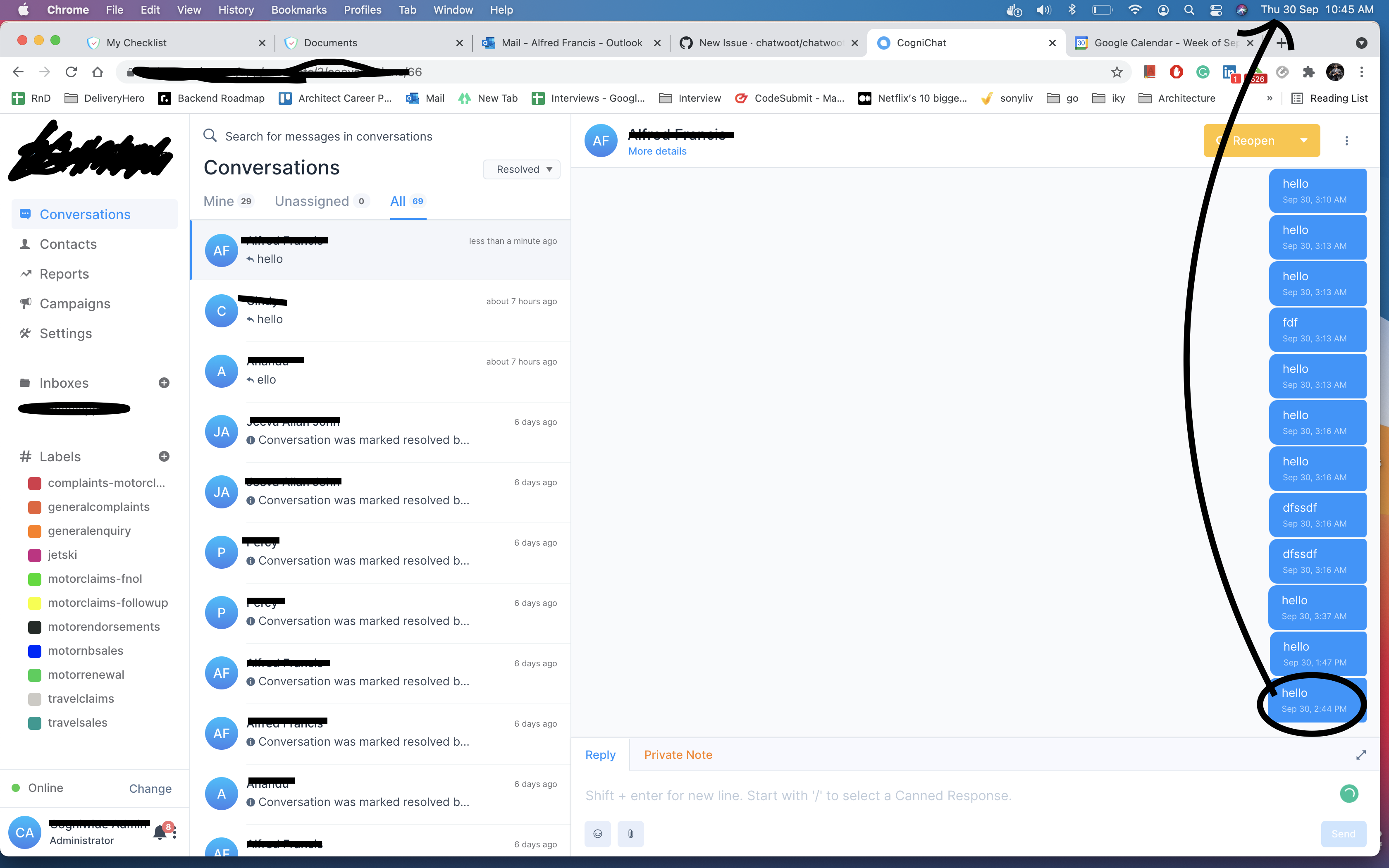 Wrong timestamp is displayed with the messages · Issue #3114 · chatwoot/chatwoot · GitHub