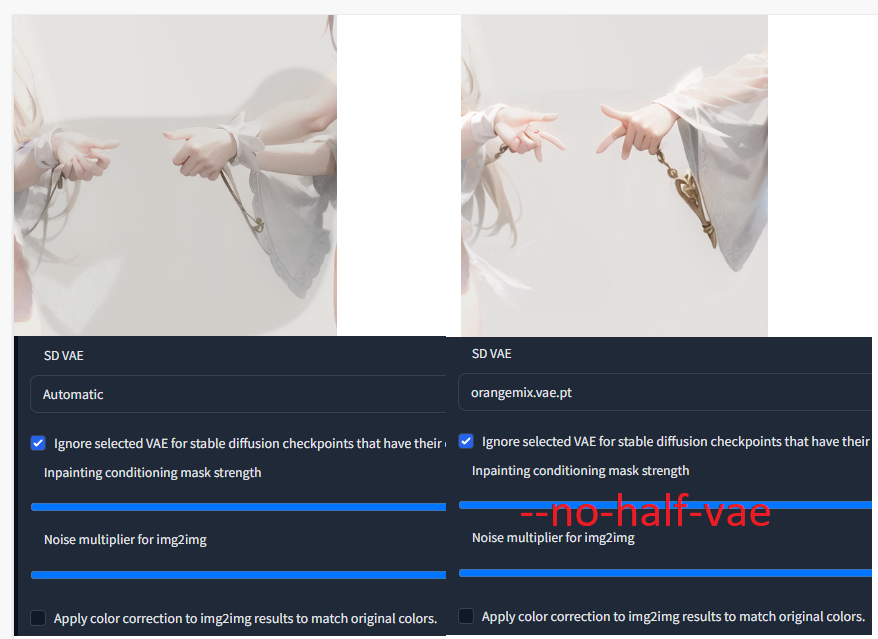 Inpainting results in different colors · AUTOMATIC1111 stable-diffusion ...