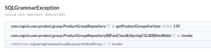 Filtering Out Class Proxies From Stacktraces In Java · Issue 6283 · Getsentrysentry · Github