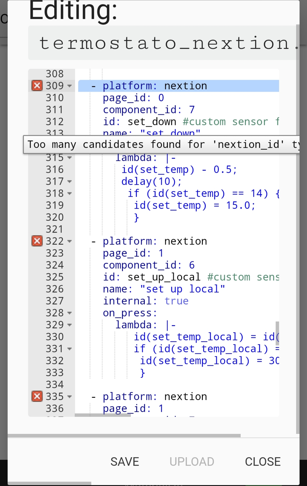 Too Many Component Id Candidates · Issue 2048 · Esphome Issues · Github