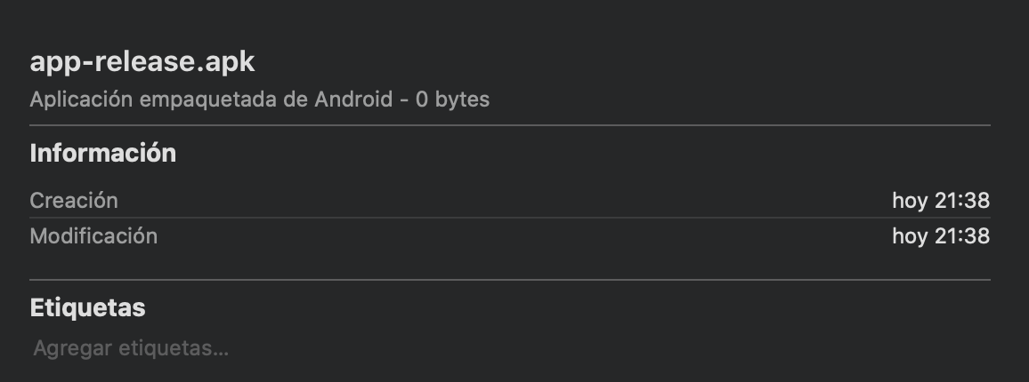 Apk build in release final size is 0 bytes · Issue #31890 · facebook ...