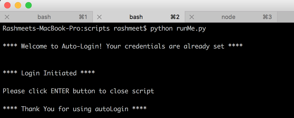 Github Rsingh28autologin A Python Script To Automatically Login To