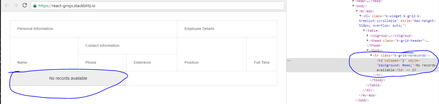 Treelist norecords · Issue #458 · telerik/kendo-react · GitHub