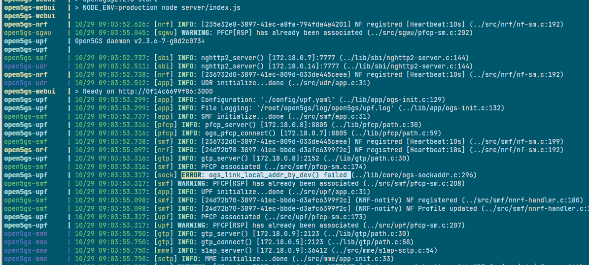 ERROR: ogs_link_local_addr_by_dev() failed · Issue #1217 · open5gs/open5gs · GitHub