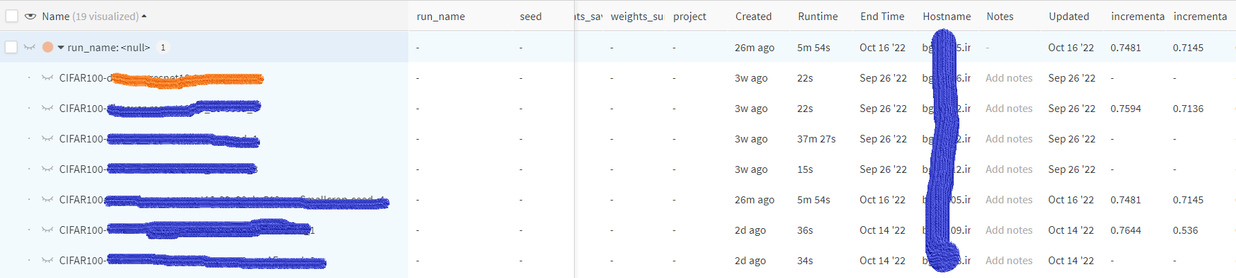 [App]: some columns are displayed as null after offline runs are synced · Issue #4376 · wandb ...