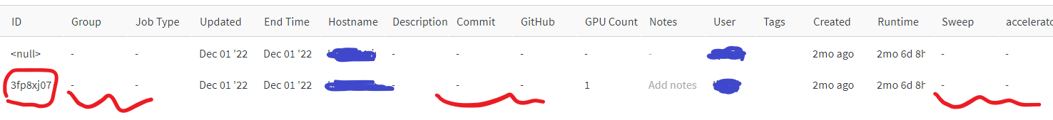 [App]: some columns are displayed as null after offline runs are synced · Issue #4376 · wandb ...