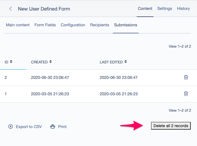 Allow bulk deletion of userform submissions · Issue #921 · silverstripe/silverstripe-userforms ...