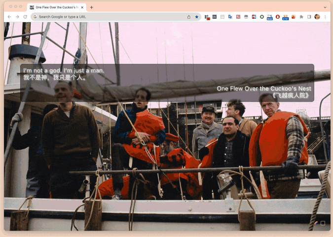 【开源自荐】经典台词学英语的Chrome扩展工具，支持读原音 · Issue #3552 · ruanyf/weekly · GitHub