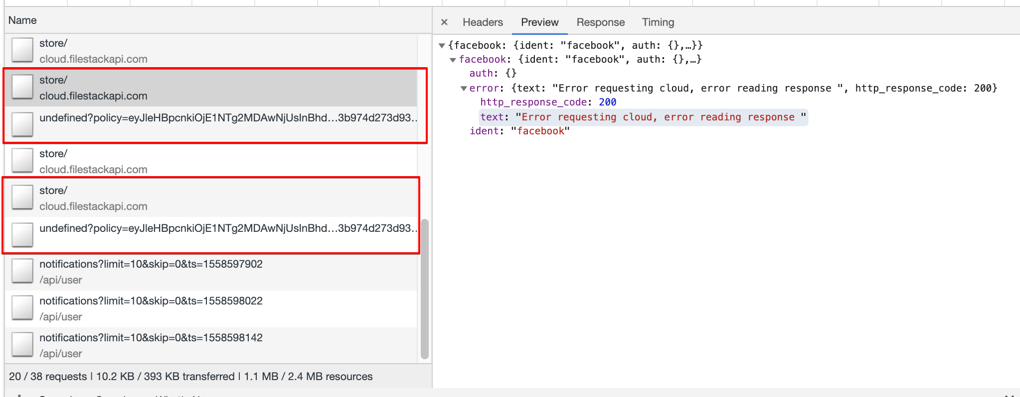 Uploading from Facebook/GoogleDrive/etc doesn't work · Issue #232 · filestack/filestack-js · GitHub